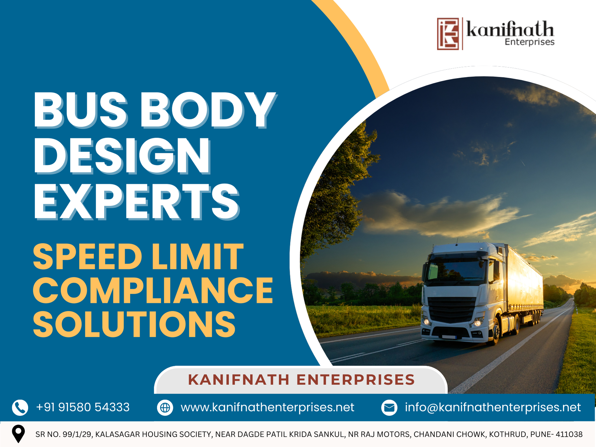 Trusted Bus Body Design | Speed Limit Compliance Pune
